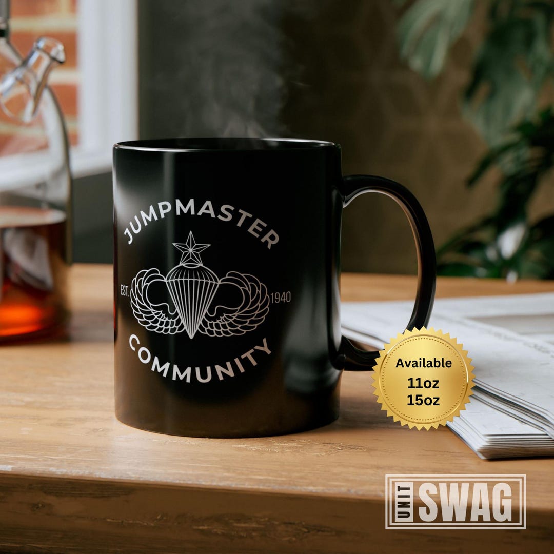 Jumpmaster Community Mug, 11oz, 15oz, Jumpmaster, School, Airborne ...
