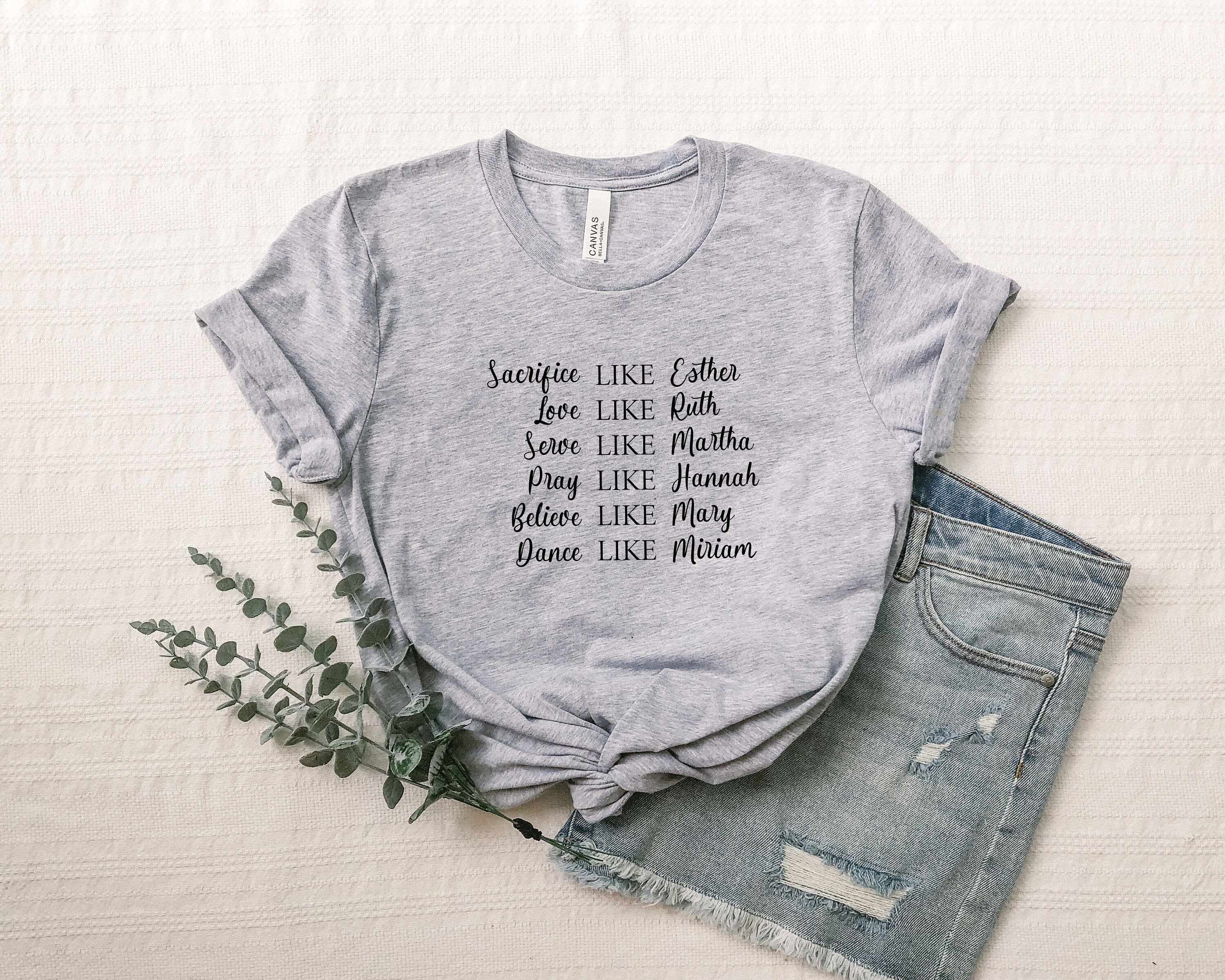 Christian T-shirt,sacrifice Like Esther Shirt,faith Shirt,religion ...