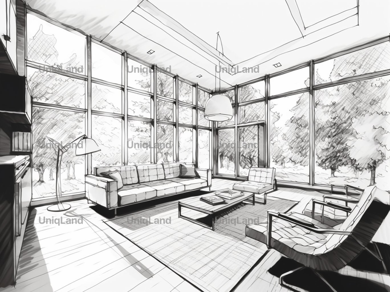 Architectural Space Drawing Book- the Inspiring Interior Design ...