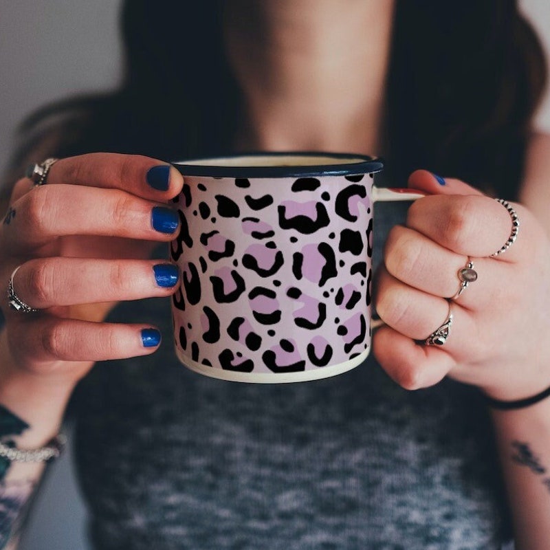 Leopard Coffee Mug - Etsy