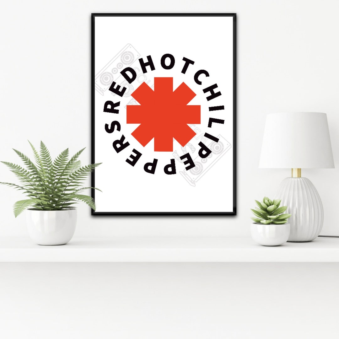 Red Hot Chilli Peppers Logo Print - Etsy