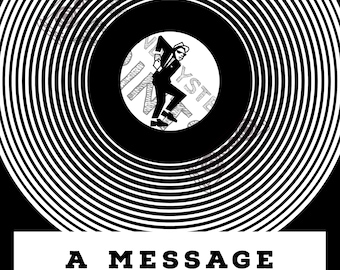 A Message to You Rudy Greeting Card Music Print Band Lyrics Art Card ...