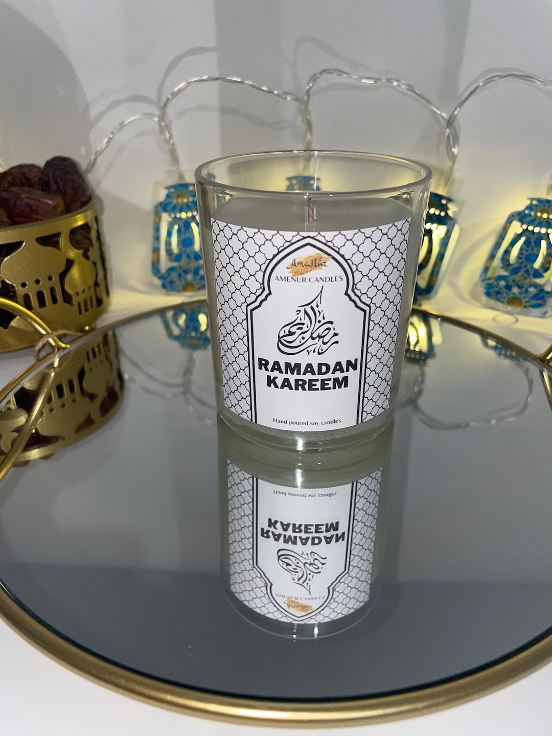 Ramadan Candles Ramadan Mubarak Ramadan Gift Ramadan Kareem Scent ...