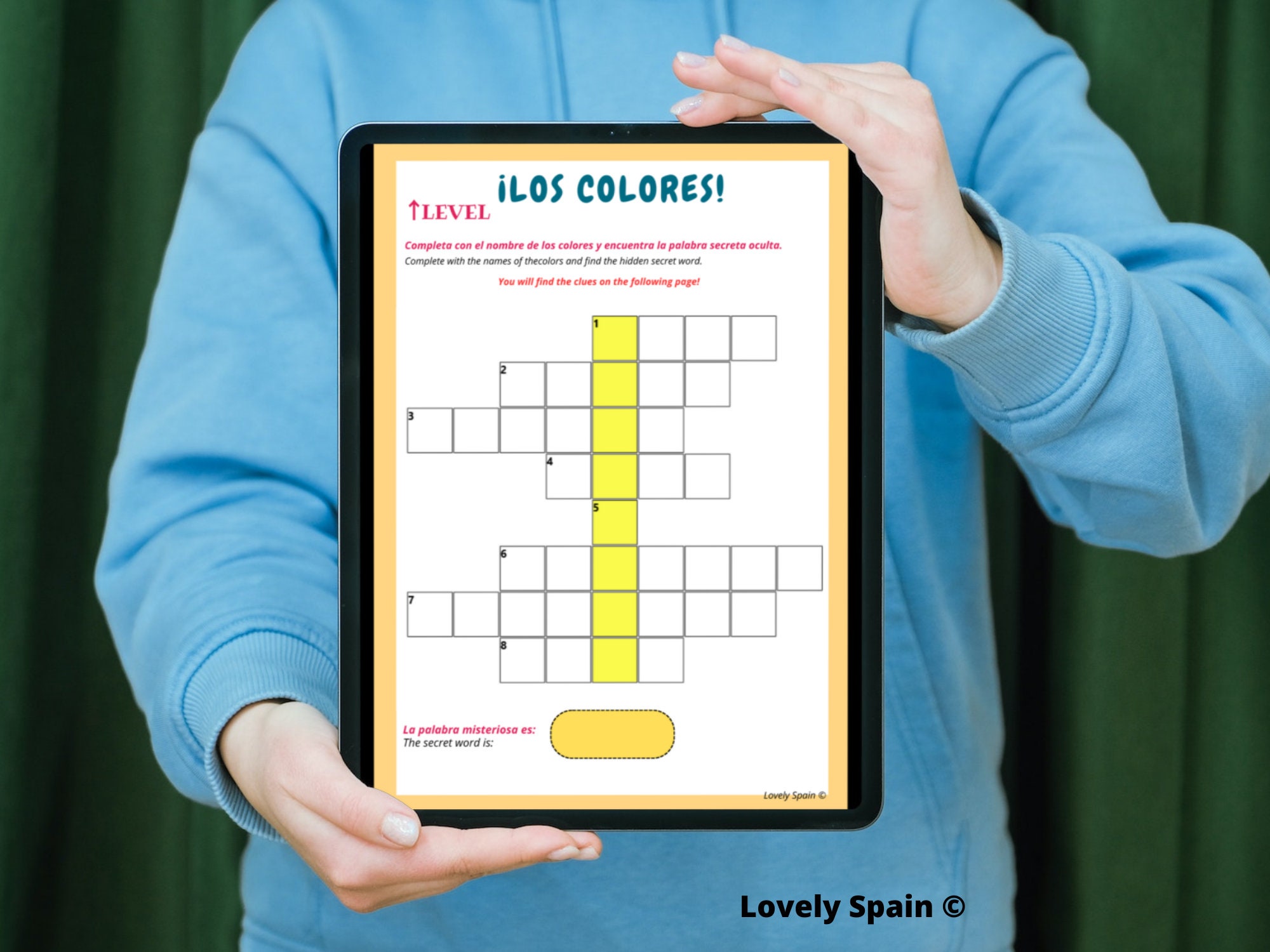 Spanish Colors Flashcards Printable, Learn Spanish, Spanish Worksheet ...