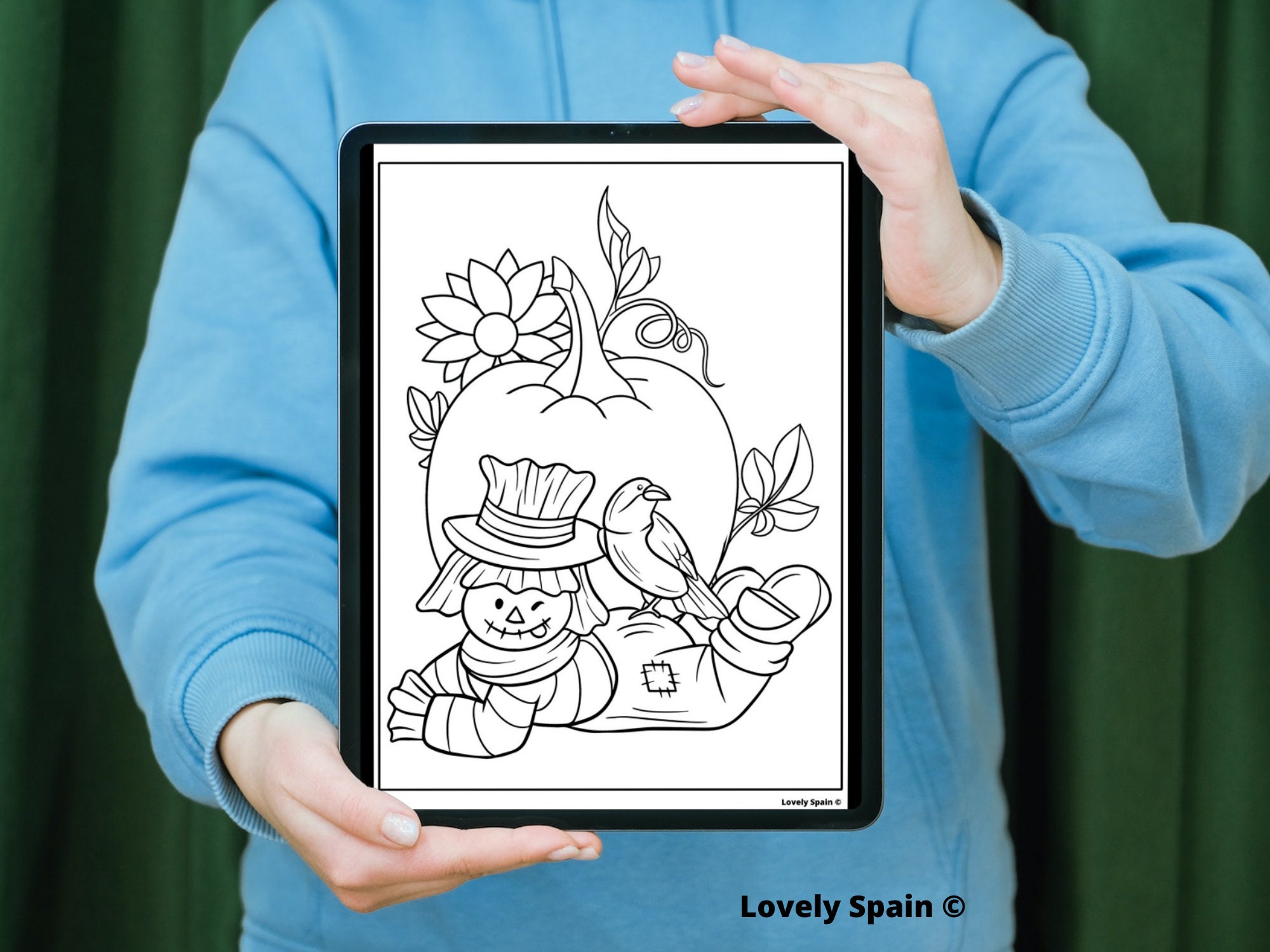 60 Autumn Coloring Pages for Kids and Adults, Fall Season Bundle ...