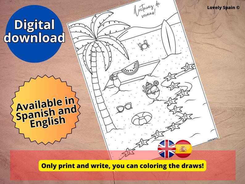 Summer Reading Printable for Kids, Reading Tracker for Children, Summer ...