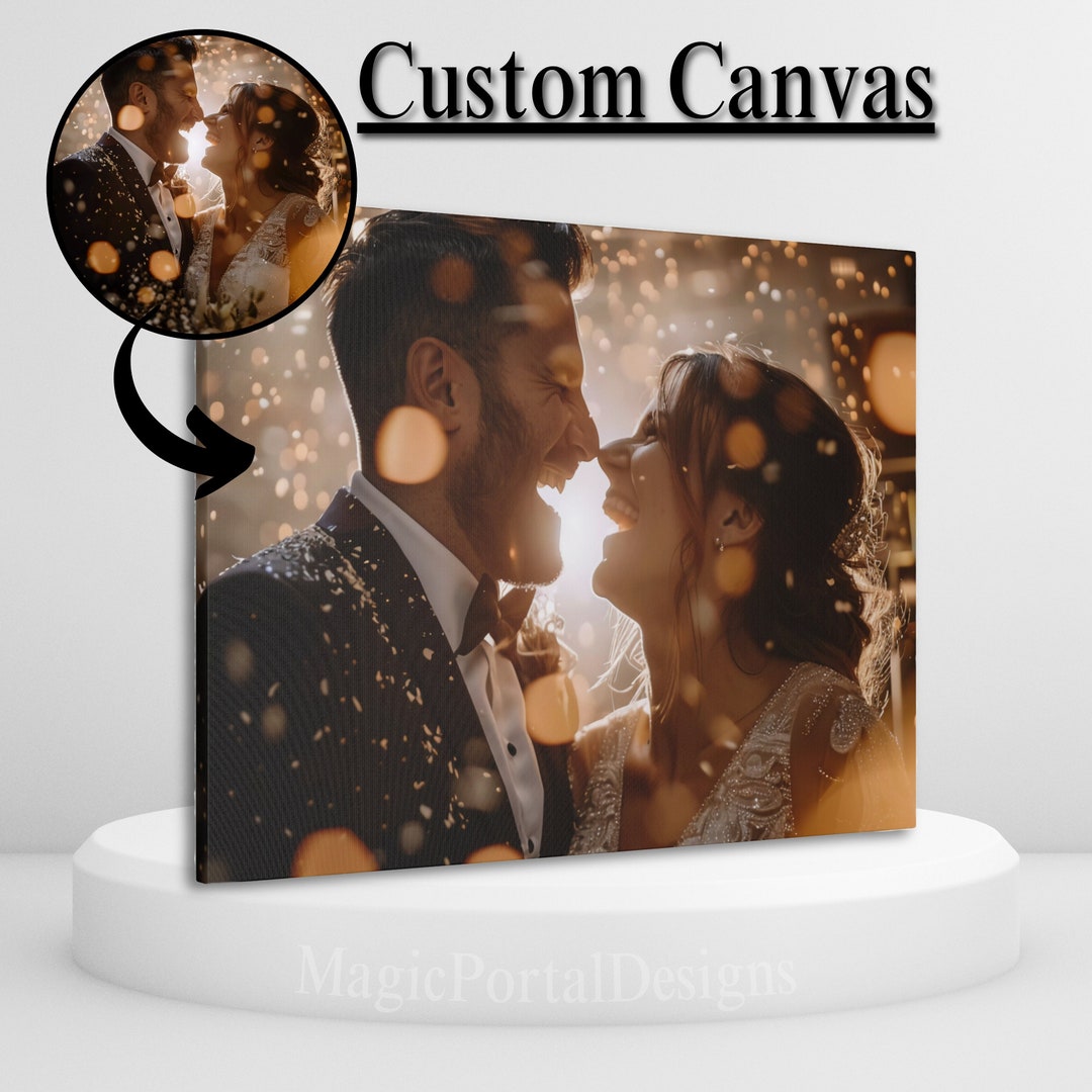 Custom Photo Canvas, Personalized Wall Art With Your Photo, Eco ...