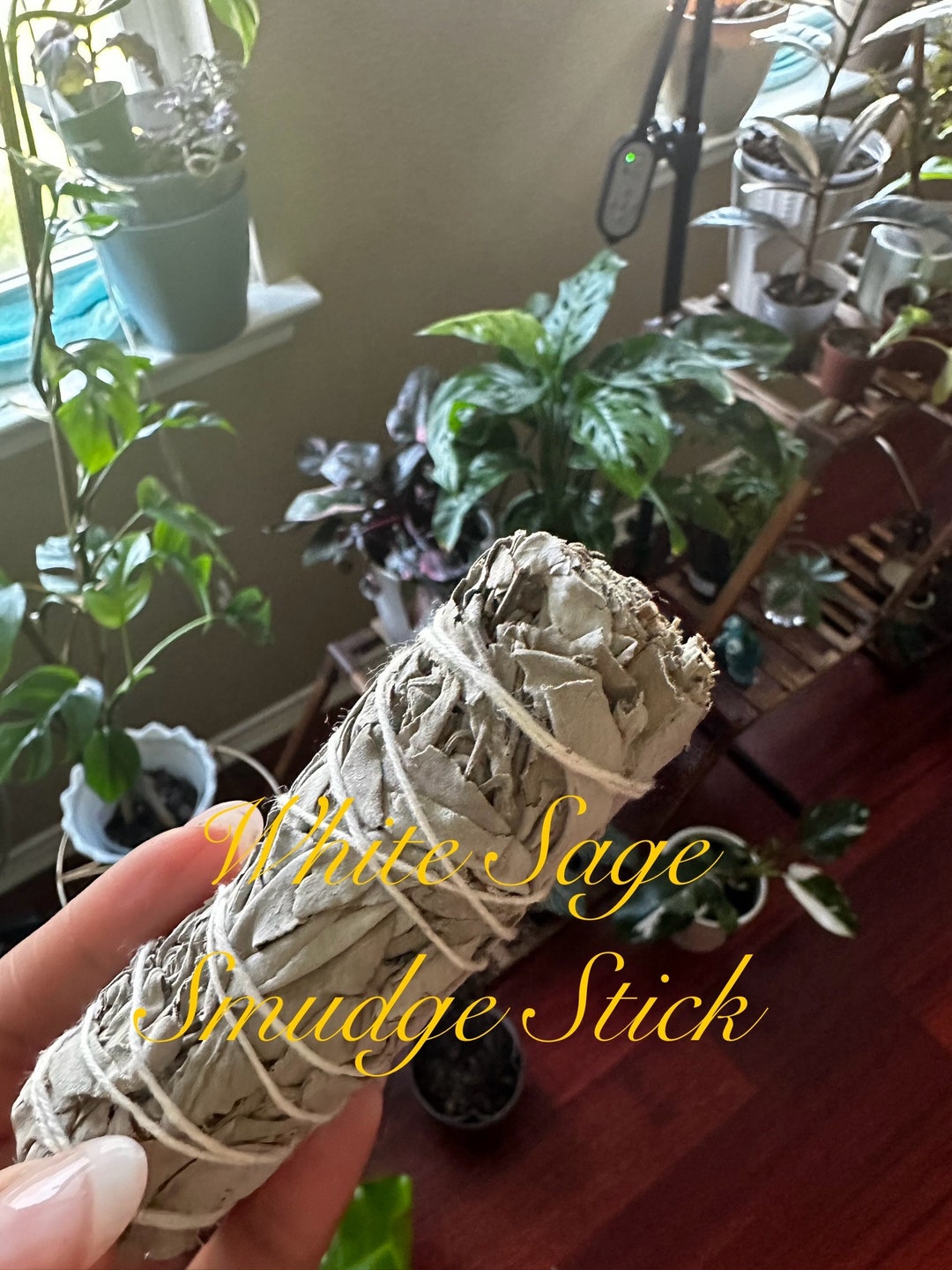 White Sage Smudge Stick, 4 Inch Smudge Stick, Sage Smudging Kit, Energy ...
