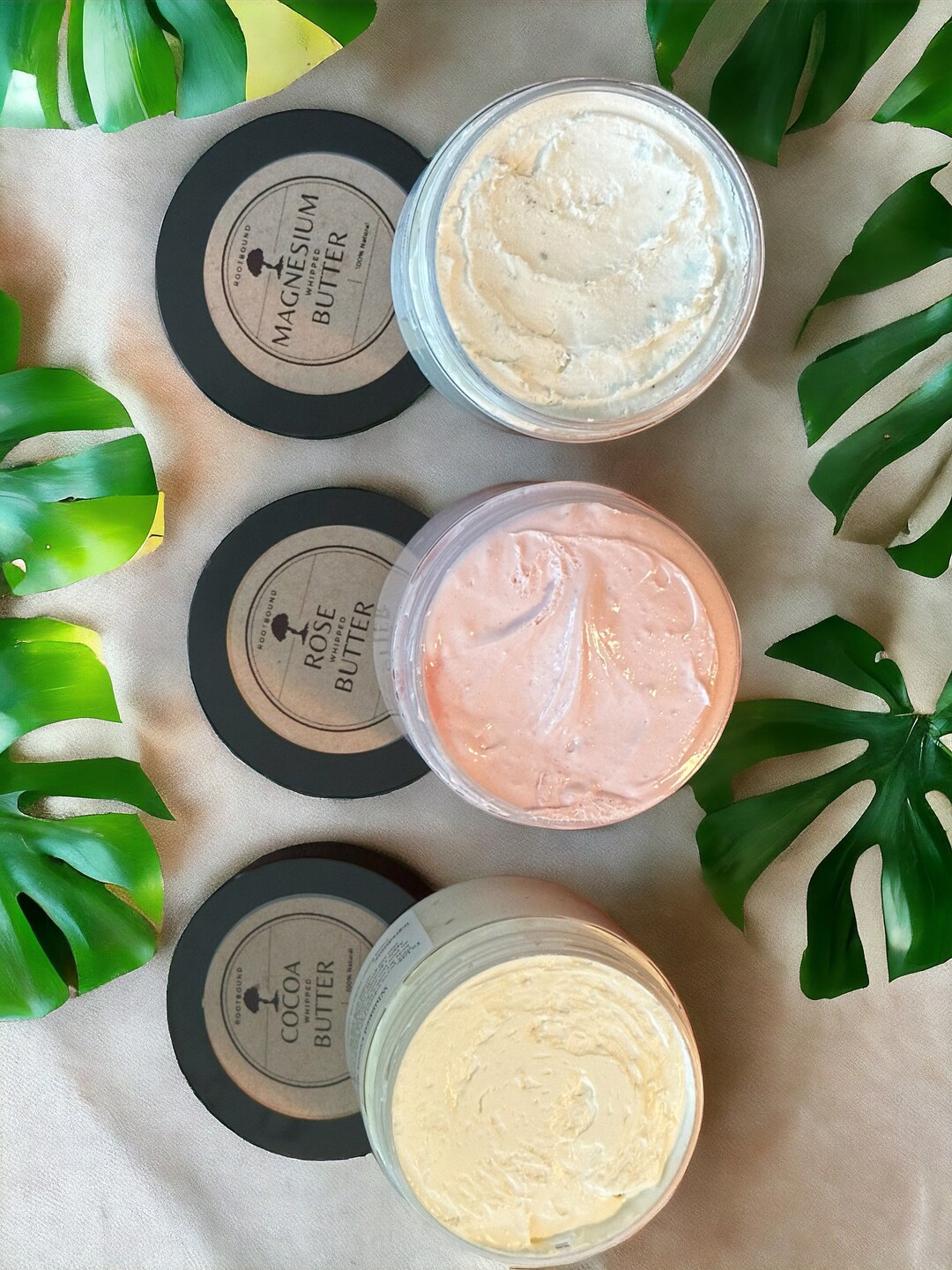 Box of Butters, Artisan, Magnesium Butter, Rose Butter, Cocoa Butter ...