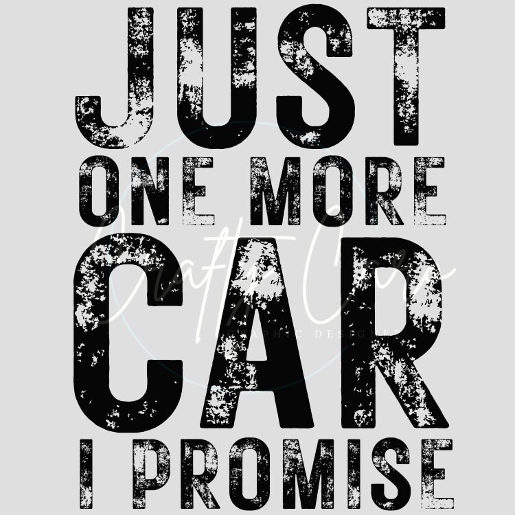 Just One More Car Part - PNG - Etsy