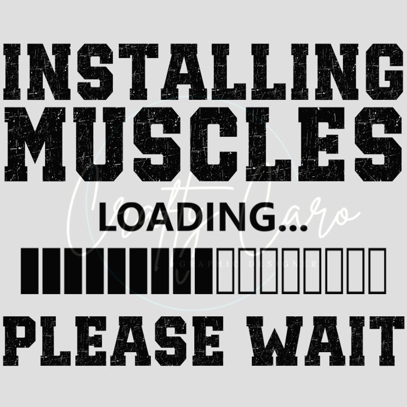 Installing Muscles - PNG - Etsy