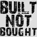 Built Not Bought - PNG - Etsy