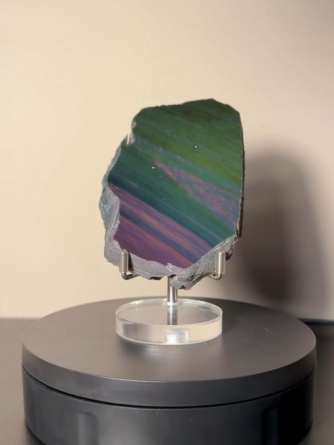 Rainbow Obsidian Slabs 200g Natural Crystals - Etsy