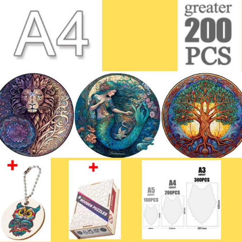 Mysterious Disc Jigsaw Puzzles Beautiful Mandala DIY Drawing Colorful ...