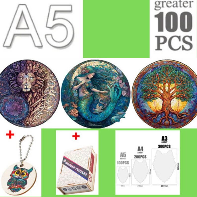 Mysterious Disc Jigsaw Puzzles Beautiful Mandala DIY Drawing Colorful ...