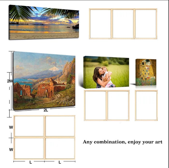 Brand Large Size Wood Frame for Canvas Painting Picture Factory Provide ...