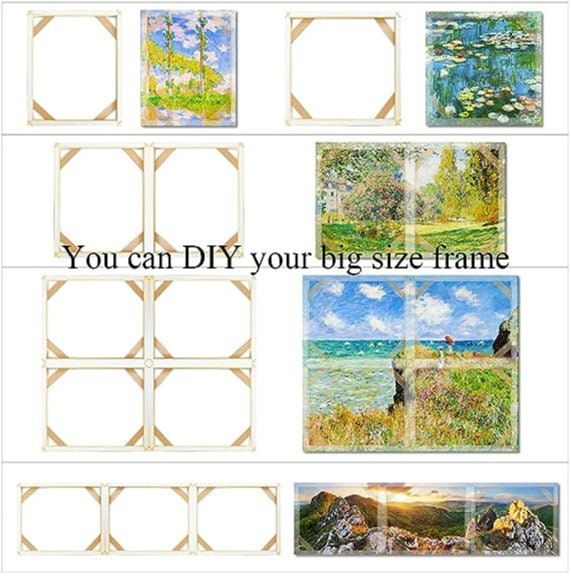 Brand Large Size Wood Frame for Canvas Painting Picture Factory Provide ...