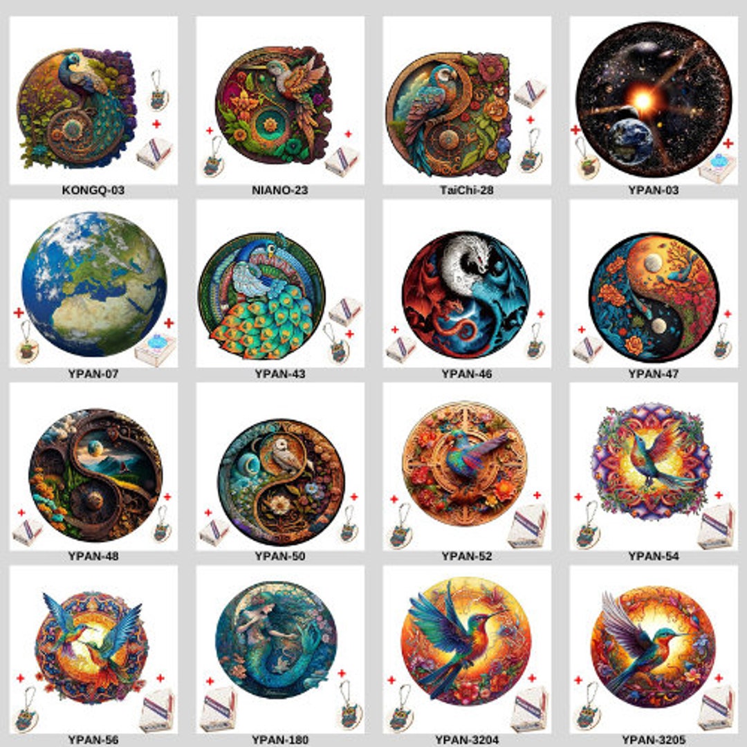 Mysterious Disc Jigsaw Puzzles Beautiful Mandala DIY Drawing Colorful ...