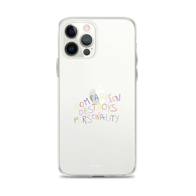 KARMA "comparison Destroys Personality" Clear Case for Iphone® - Etsy