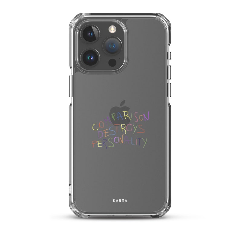 KARMA "comparison Destroys Personality" Clear Case for Iphone® - Etsy
