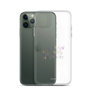 KARMA "comparison Destroys Personality" Clear Case for Iphone® - Etsy