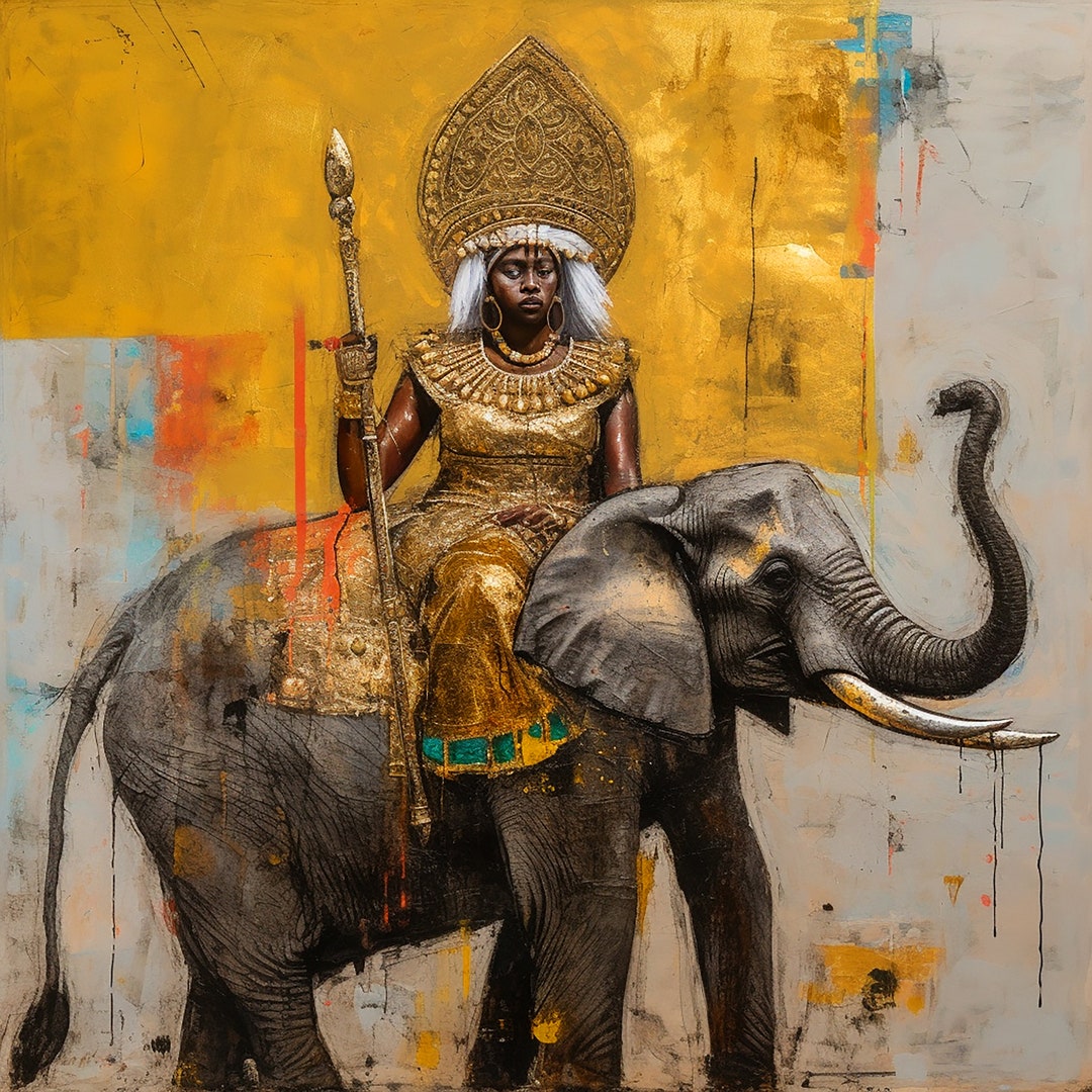 African Queen Portrait 1 - Etsy