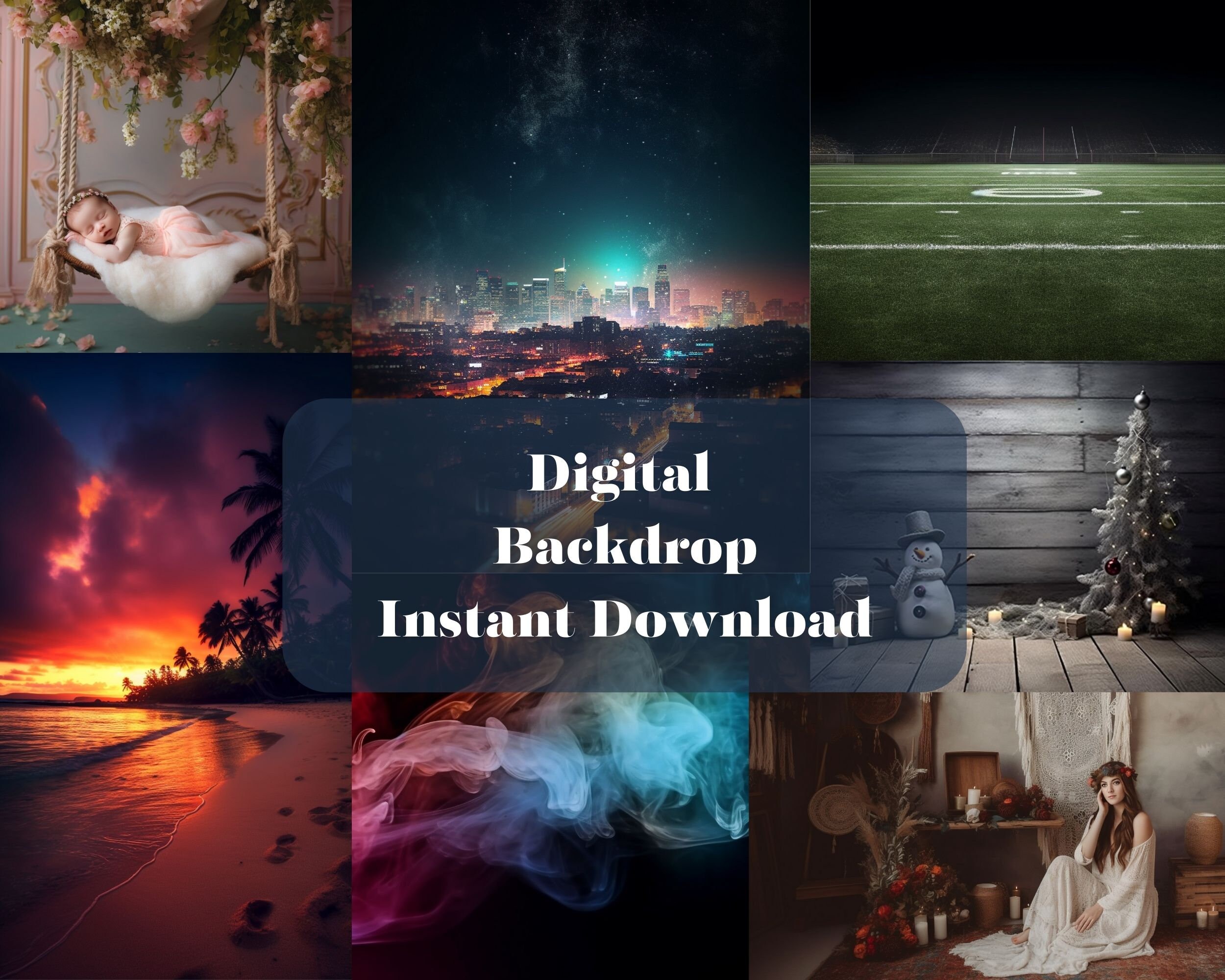 700+ Digital Backdrops and Overlays for Maternity Newborn Celebration ...