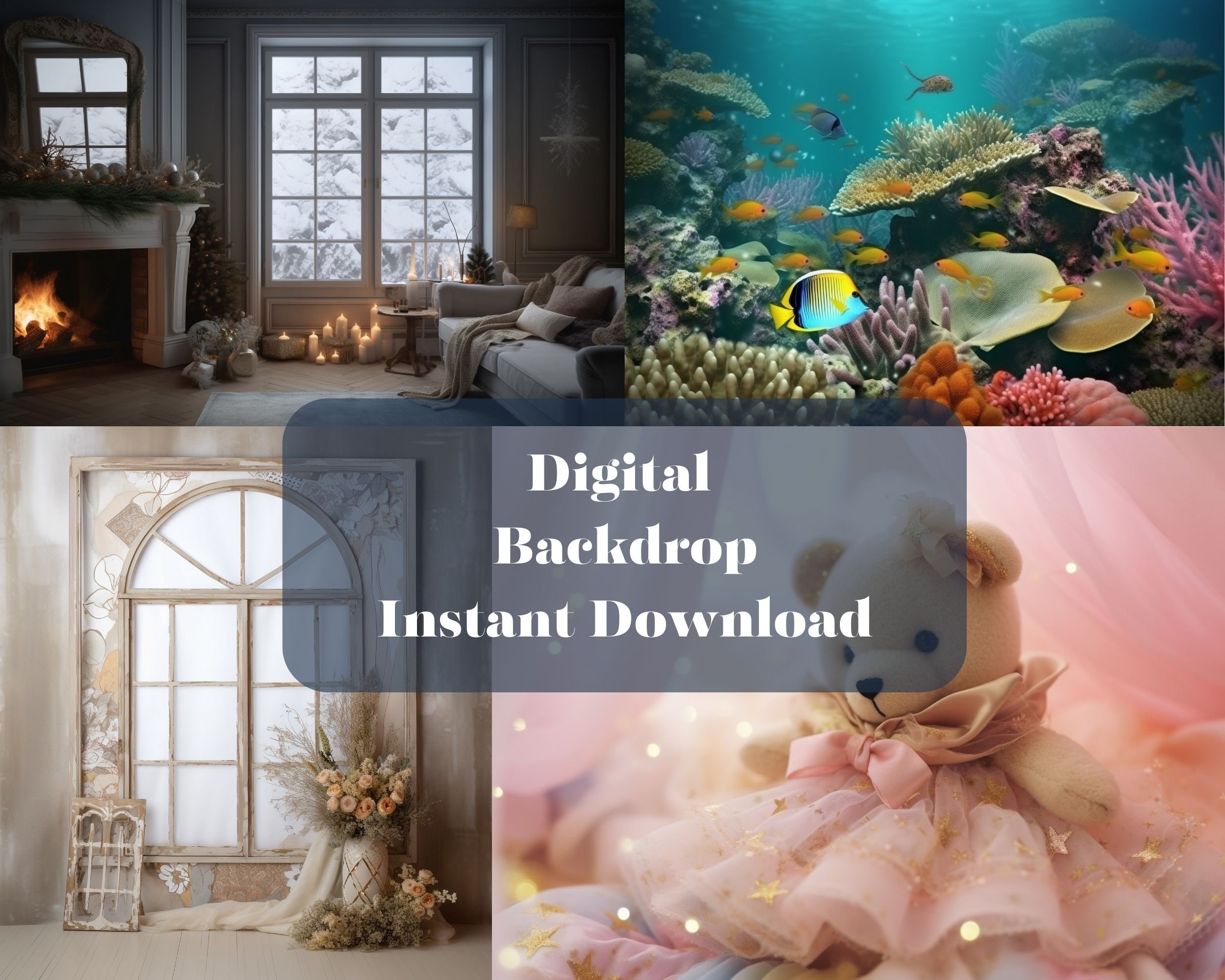 700+ Digital Backdrops and Overlays for Maternity Newborn Celebration ...