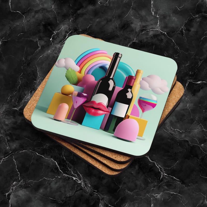 Wine Coasters - Etsy
