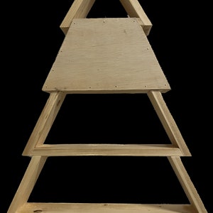 Wooden Christmas Tree Shelf - Etsy