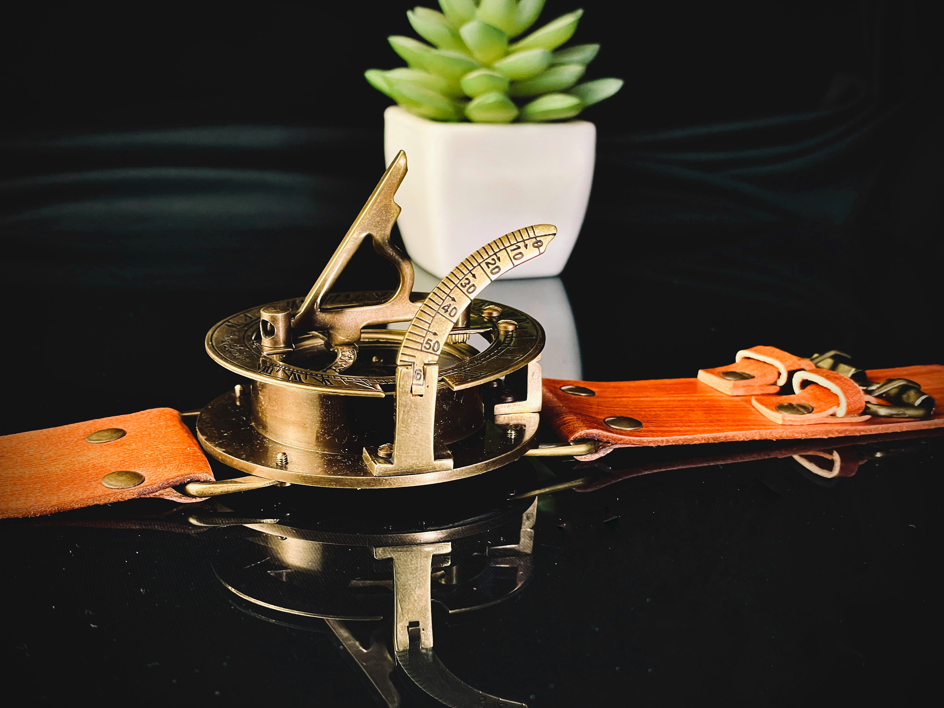 Handmade Nautical Wrist Compass Sundial Watch, Vintage-style Watch ...