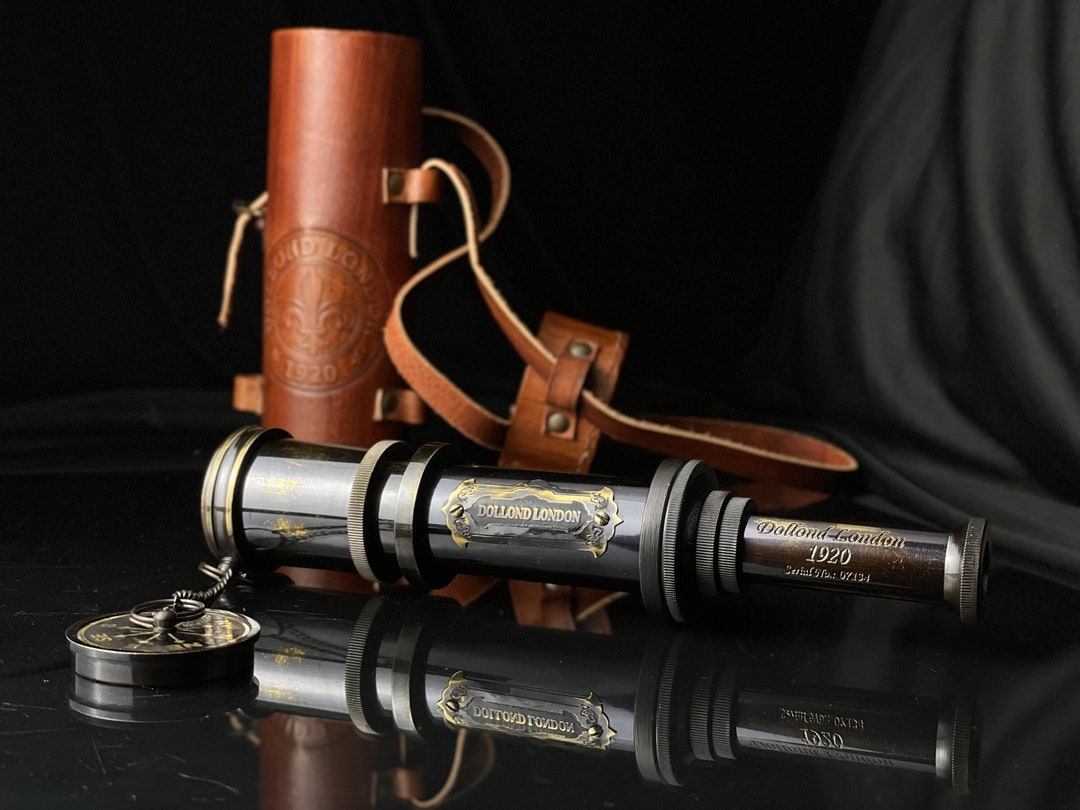 Brass Antique Decor Spyglass/handheld Telescope for Adventure ...