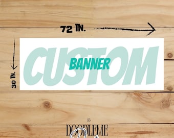 Custom Coloring Banner - Etsy