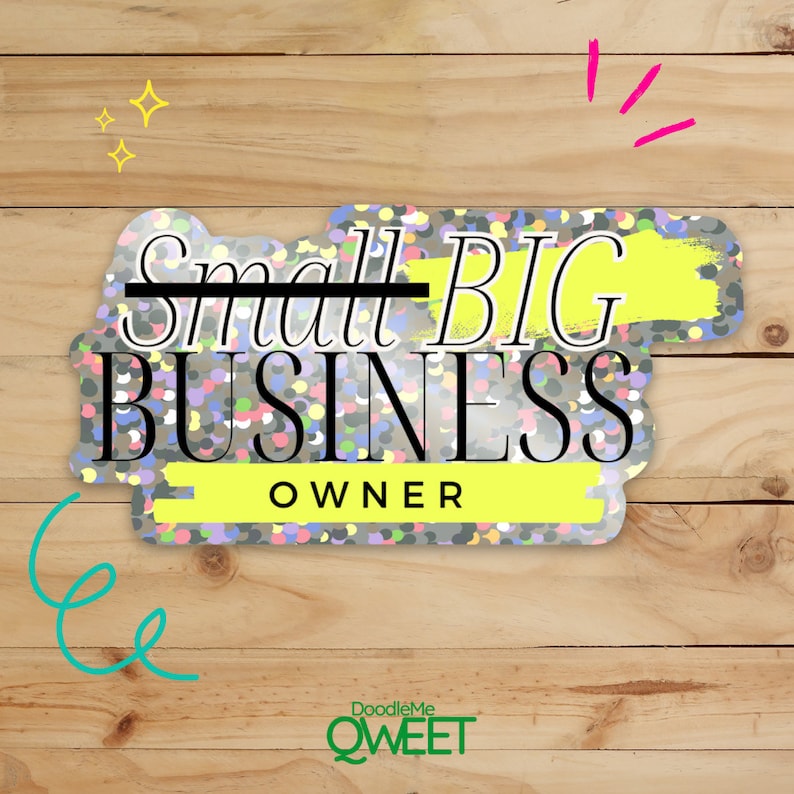 Small Business Owner Sticker - Etsy