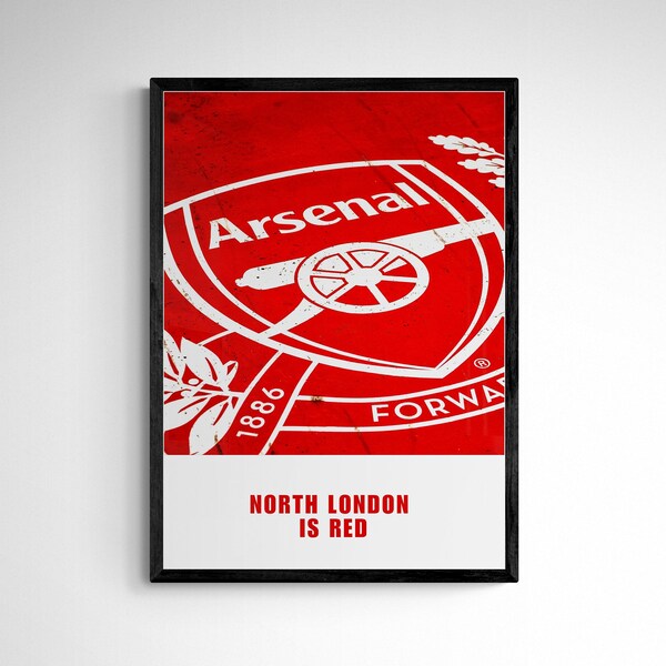Arsenal Logo Poster - Etsy