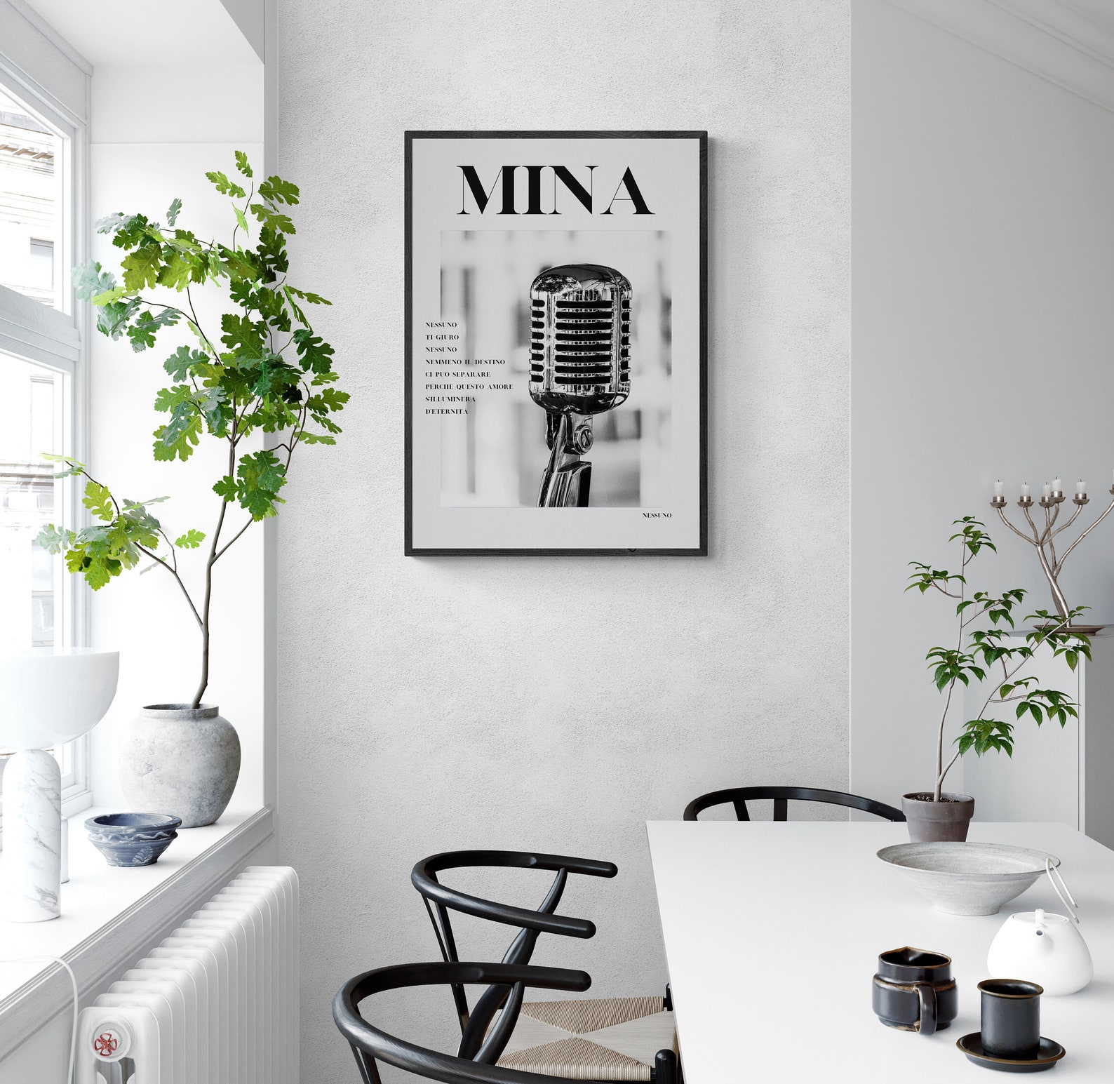 Mina Italian Singer Song Lyrics Quote 'nessuno' Music - Etsy