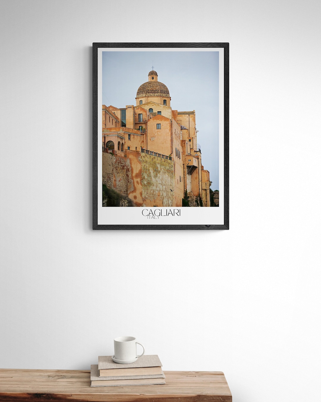 Cagliari Italy Historic Sardinian Wall Art Decor, Unique Gift for Italian Lovers, Travel ...