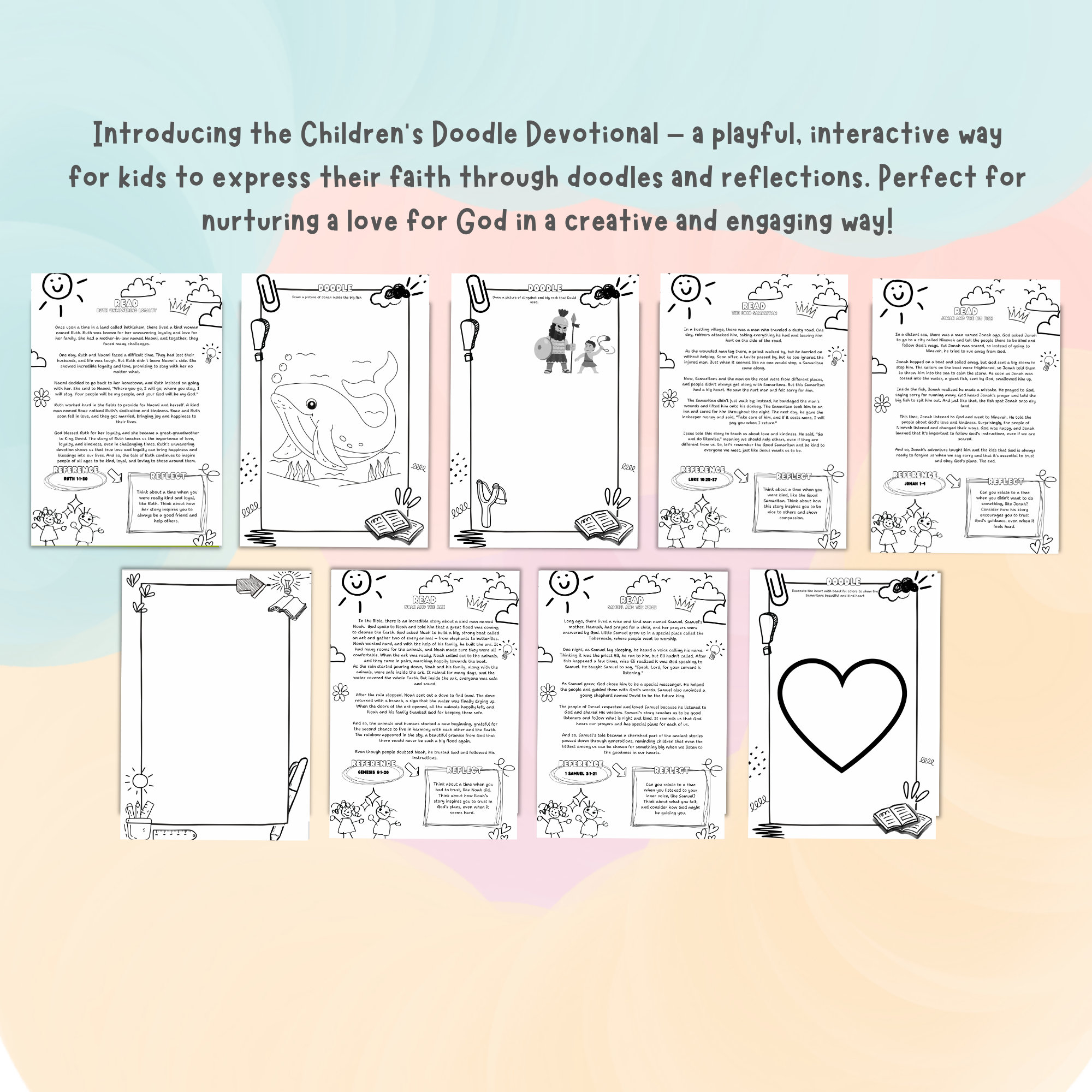 Kids Daily Devotional | Christian Printable for Kids | Prayer Worksheet ...