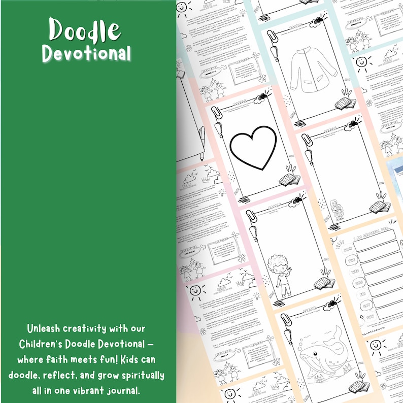 Kids Daily Devotional | Christian Printable for Kids | Prayer Worksheet ...