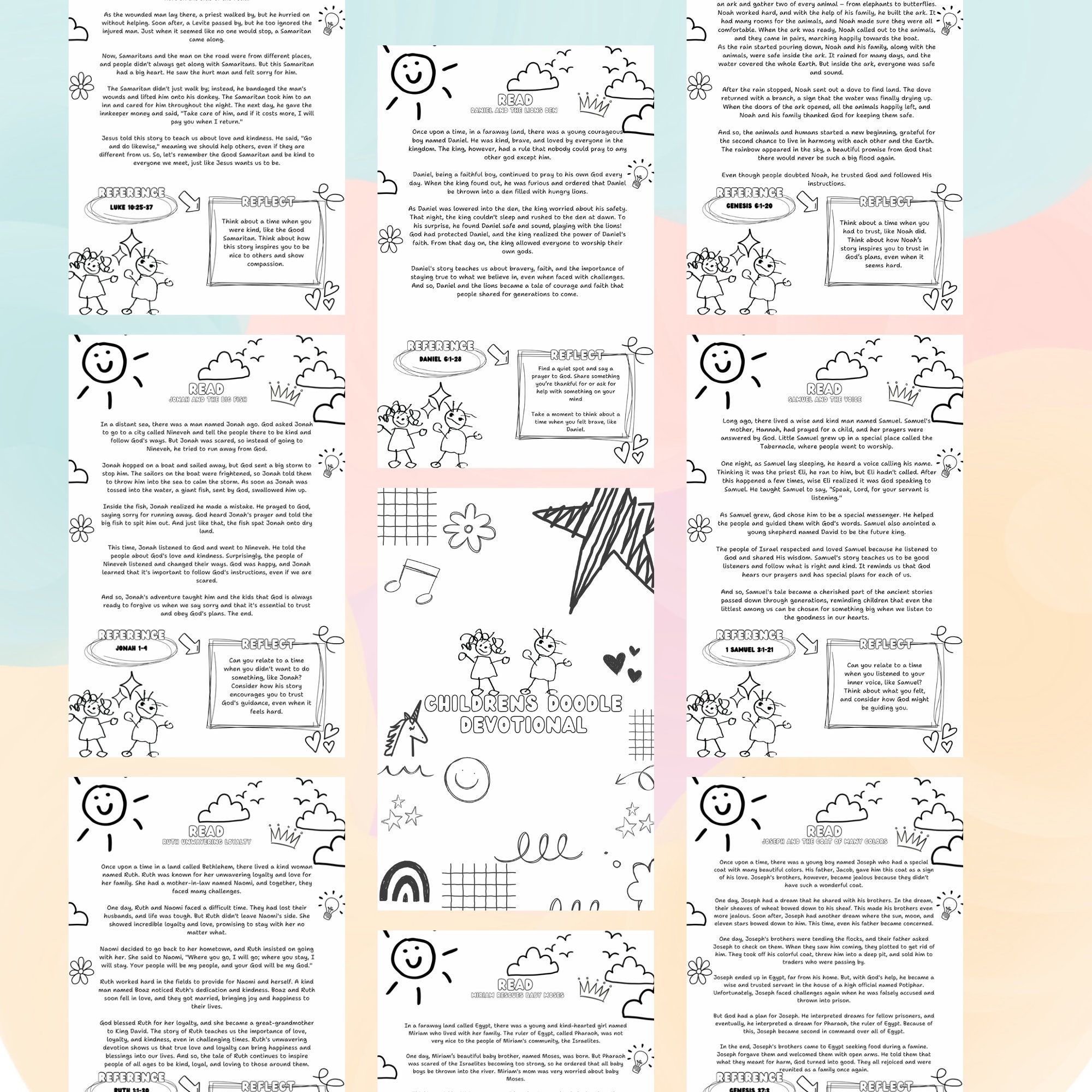 Kids Daily Devotional | Christian Printable for Kids | Prayer Worksheet ...
