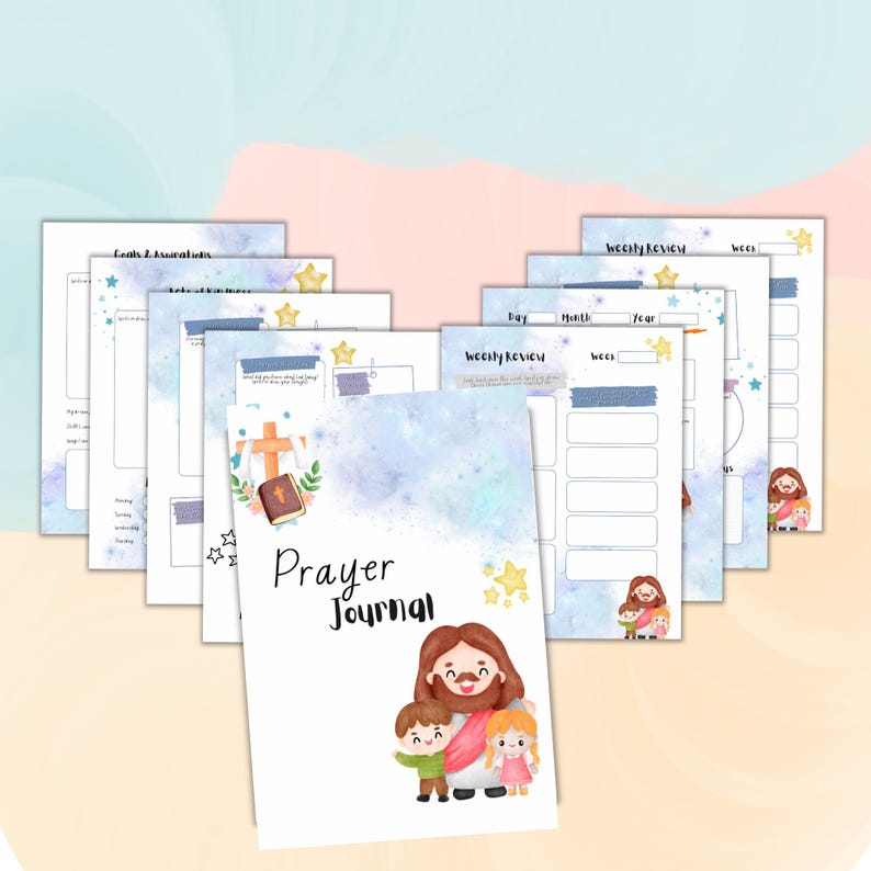 Children’s Prayer Journal | Kids Coloring Pages | Prayer Journal ...