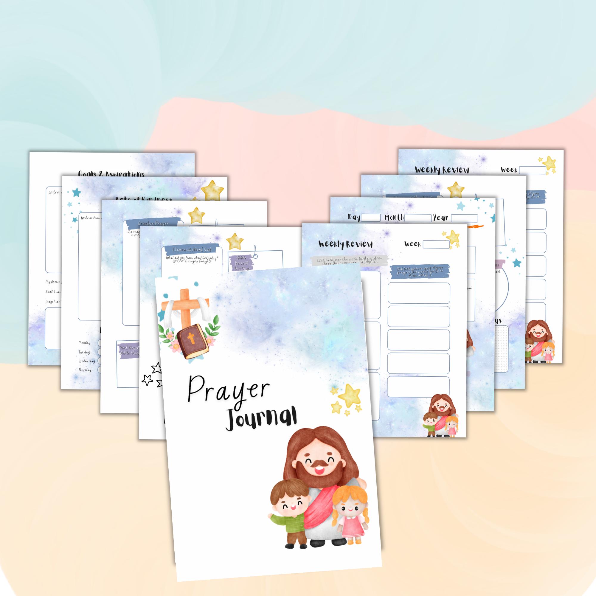 Children’s Prayer Journal | Kids Coloring Pages | Prayer Journal ...