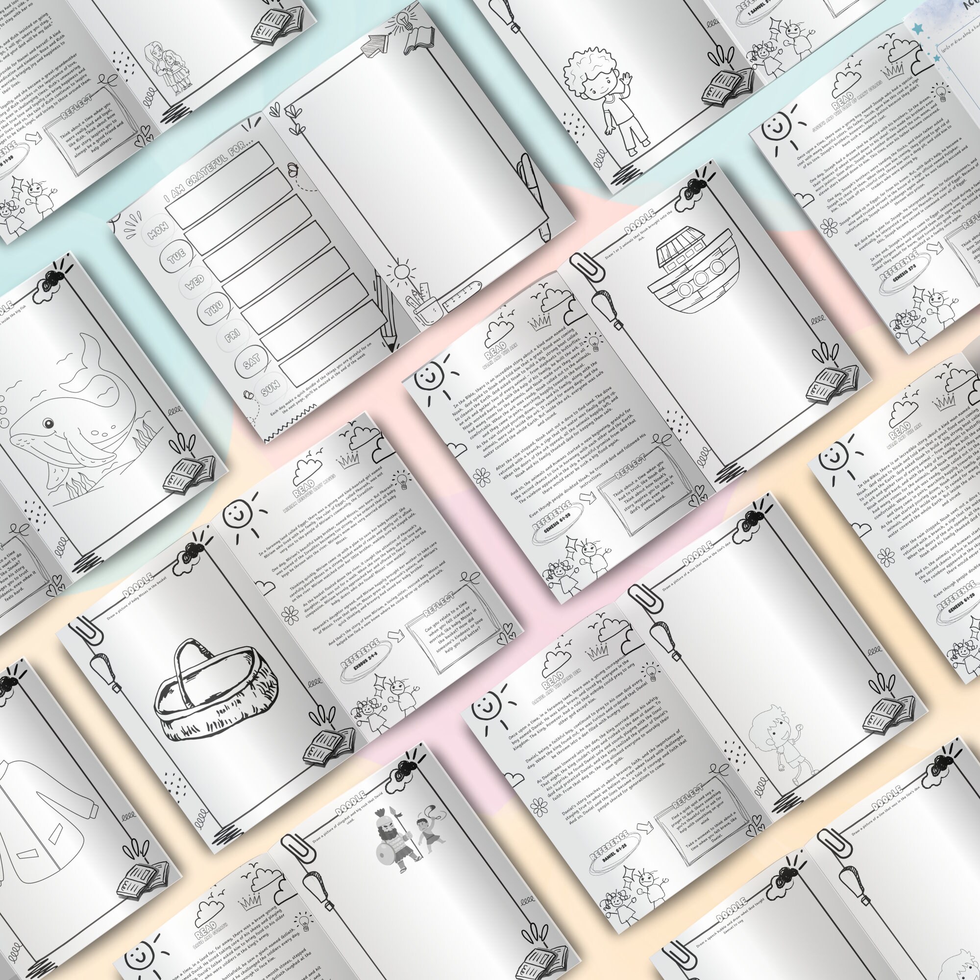 Kids Daily Devotional | Christian Printable for Kids | Prayer Worksheet ...