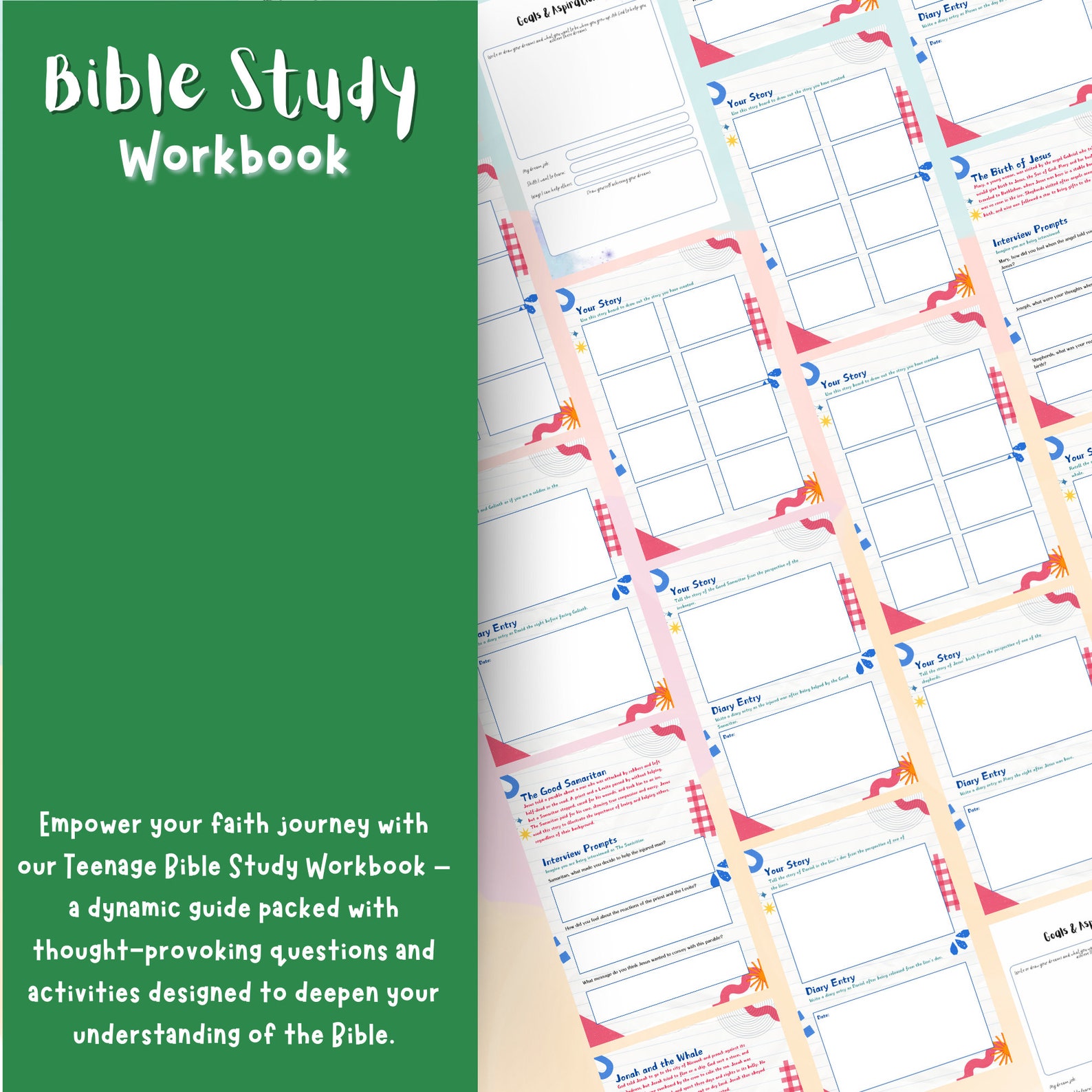 Teen Bible Study Bundle, Teenagers Printable Bible Study, Teens ...