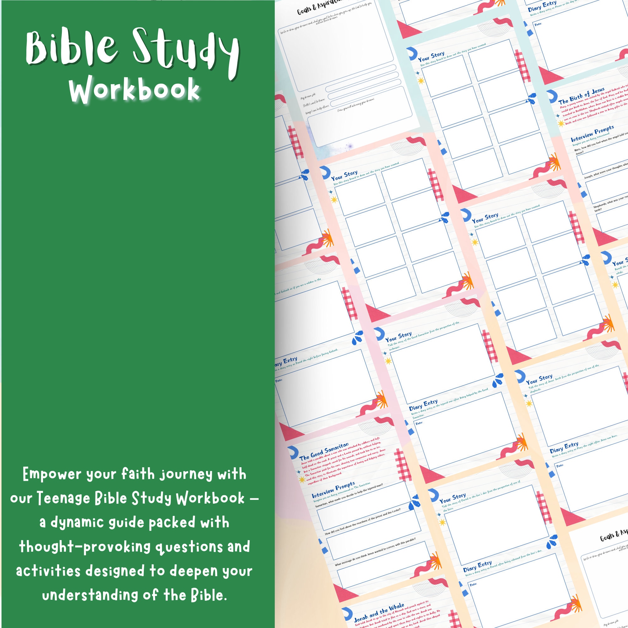 Teen Bible Study Bundle, Teenagers Printable Bible Study, Teens ...
