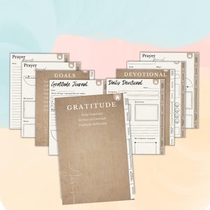 Faith Planner Printable | Christian Planner for Adults | Prayer Journal ...