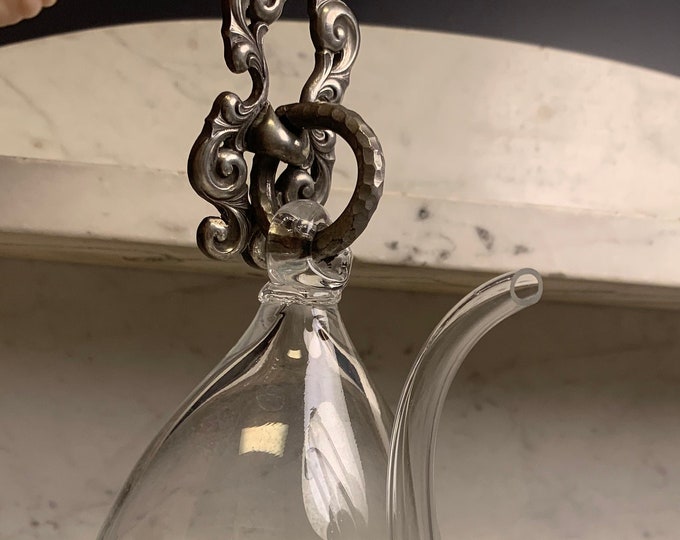 Beautiful Vintage Skurf Sweden "thunder Bottle" Hand Crafted Twisted ...