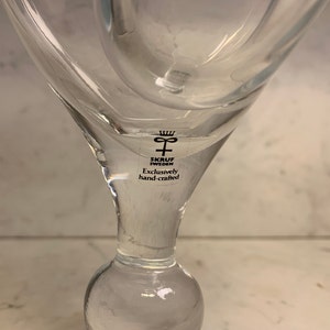 Beautiful Vintage Skurf Sweden "thunder Bottle" Hand Crafted Twisted ...