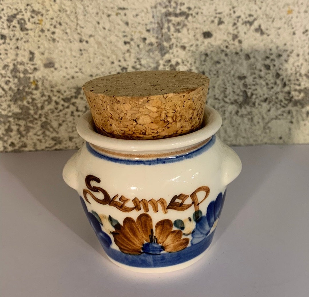Vintage Norwegian Mustard Jar Hand Made - Etsy