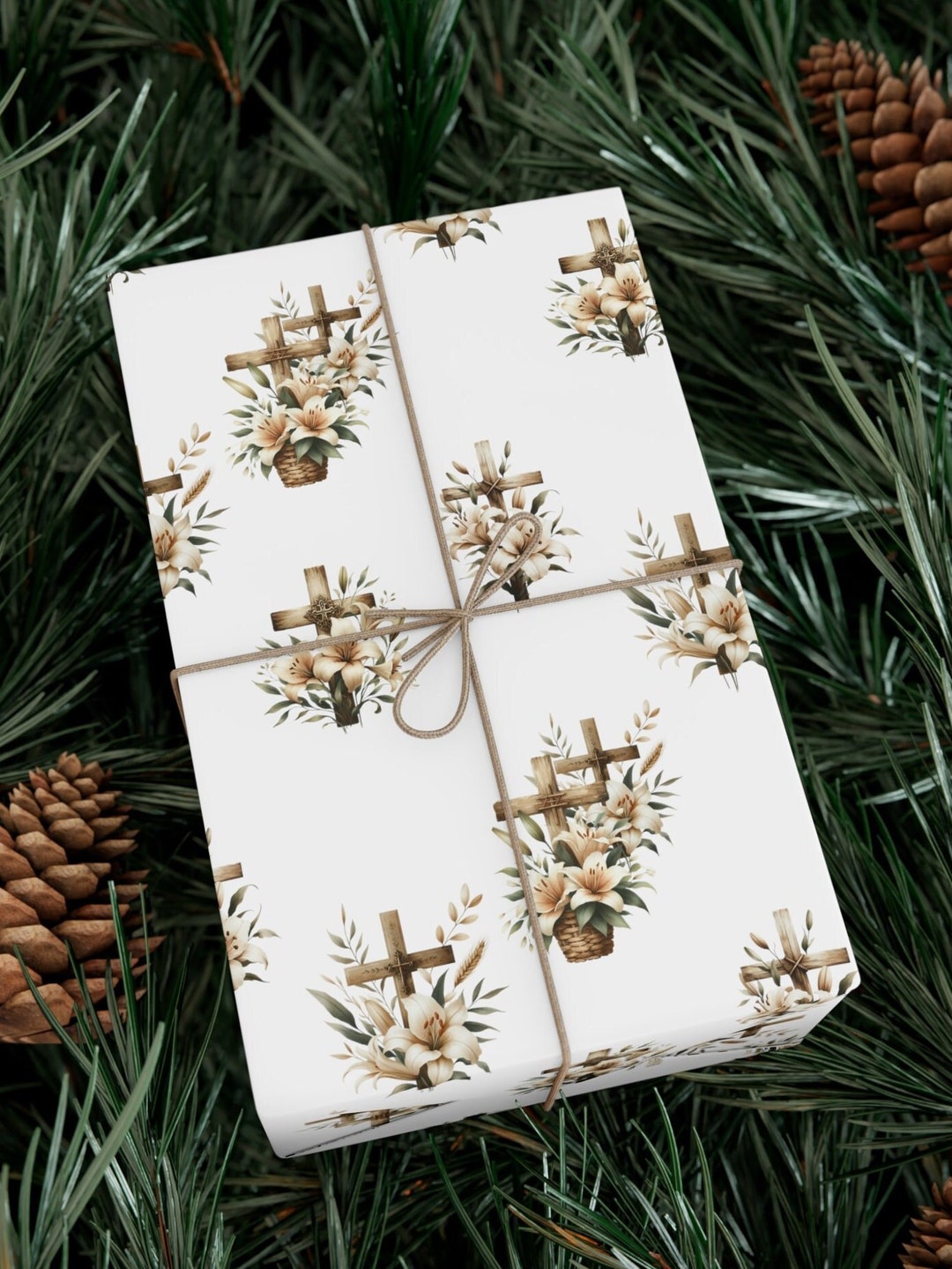 First Communion Wrap, Religious Wrapping, Church Event Packaging ...